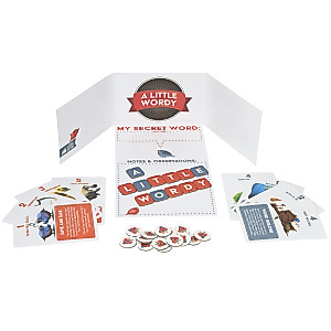 A Little Wordy by Exploding Kittens - 2 Players - Ages 10+ - 15 Minutes to Play - Letter Tile Word Game - Couples Game, Date Night Game, Adult and Teen Board Game