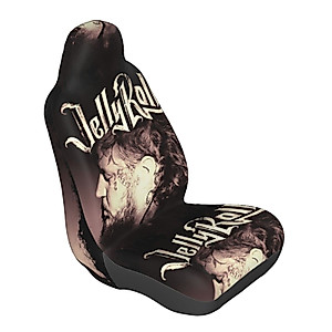 Vesjkjoldl Jelly Rapper Rock Roll Car Seat Cover Vehicle Cushion Covers for Automotive Car Seat Protector Front and Back Car Accessories Auto Interior Covers for Adult Comfortable Car Chair Cover