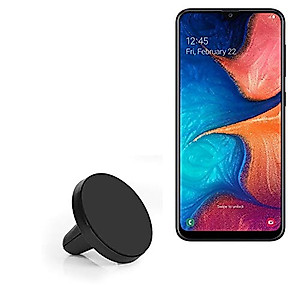 BoxWave Car Mount Compatible with Samsung Galaxy A20 (Car Mount by BoxWave) - Minimus MagnetoMount, Magnetic Car Mount, Magnetic Car Holder for Samsung Galaxy A20