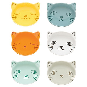 Set of 6 Purrfect Cat Pinch Bowls L46003