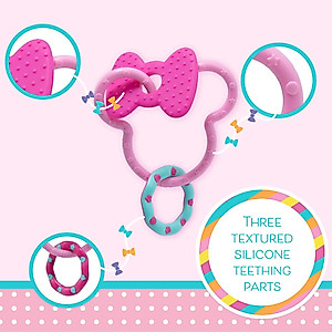 KIDS PREFERRED Disney Baby Mickey Mouse Teething Ring Toy (79674)