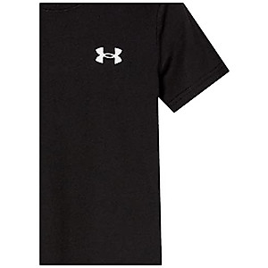 Under Armour Boys' Elite Short Sleeve T-Shirt, Black SP22, 6