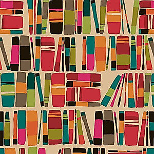 Bookworm Library Gift Wrap Flat Sheet - 24" X 6'