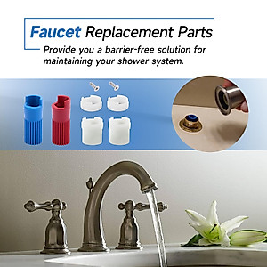 97479 Stem Extension Kit Repair Kit Replacement Parts for Moen Monticello Widespread Bathroom Sink Faucet Cartridge