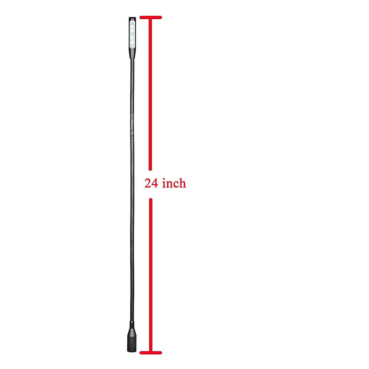 24 Inch LED Lamp XLR 4Pin DJ Gooseneck Lamp for Yamaha BEHRINGER Mixer with 4-Pin XLR Connection (XLR 4Pin Port)