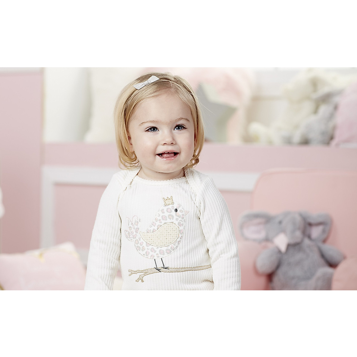 Mud Pie Baby Girls' Leather Bow 5 Piece Headband Set, Multi, One Size