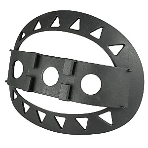 CNBEYOUNG Head Back Padding Compatible with Quest 2 Official Soft Head Strap, Gravity Pressure Balance Cushion Accessories for Quest 2,Reduce Pressure Enhance Support in VR Gaming (Black)