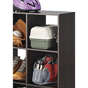 Whitmor 9 Cube Organizer, Espresso
