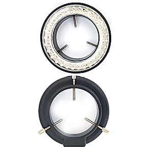 FainWan Digital Microscope Accessories 60 LED Adjustable Ring Light Illuminator Lamp for Stereo Zoom Microscope Microscope Accessories