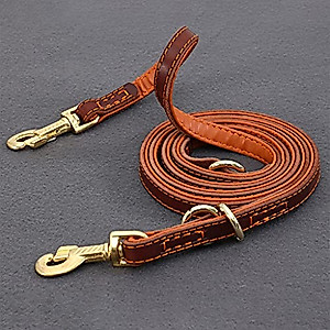 CXDTBH Dog Collars, Double Chain Collars, Short and Large, Made of Lead Rope, for Walking, Running, Pets