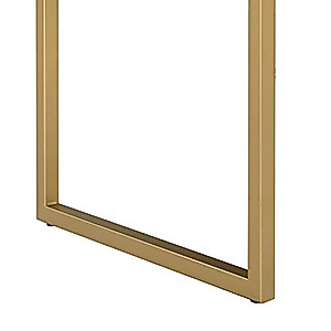 Southern Enterprises Carabelle Desk, Textured Emerald Alligator, Gold