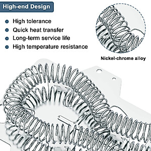 【2024 Upgraded】DC47-00019A Dryer Heating Element for Samsung dryer DV42H5000EW/A3 DV45H7000EW/A2 DV48H7400EW/A2 DV40J3000EW/A2 DVE50M7450W/A3 DV42H5200EW/A3