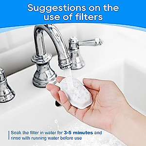 MyfatBOSS Cat Fountain Filter Replacement, Cat Water Fountain Filter for Rellaty 3.2L/108oz Cat Water Fountain, 10 Pet Fountain Filters with 10 Sponge Filters （10+10）