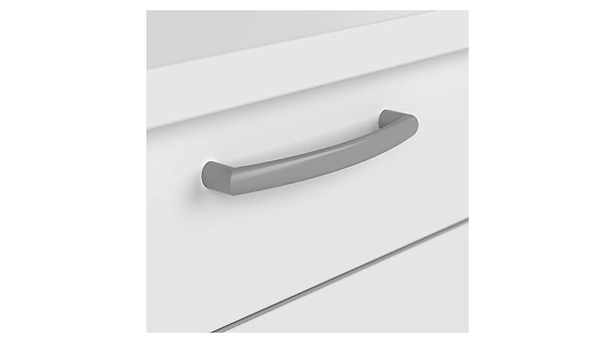 Bestar Logan Computer Desk in Pure White - 65W