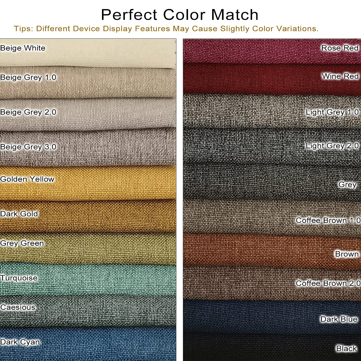 ILOFRI Linen Fabric Patches Tape Self Adhesive 16x60 inch, Durable Fabric Couch Repair Kits for Upholstery, Furniture, Sofa, Car Seats, Office Chair, Clothing, Jackets, Crafts - Dark Blue