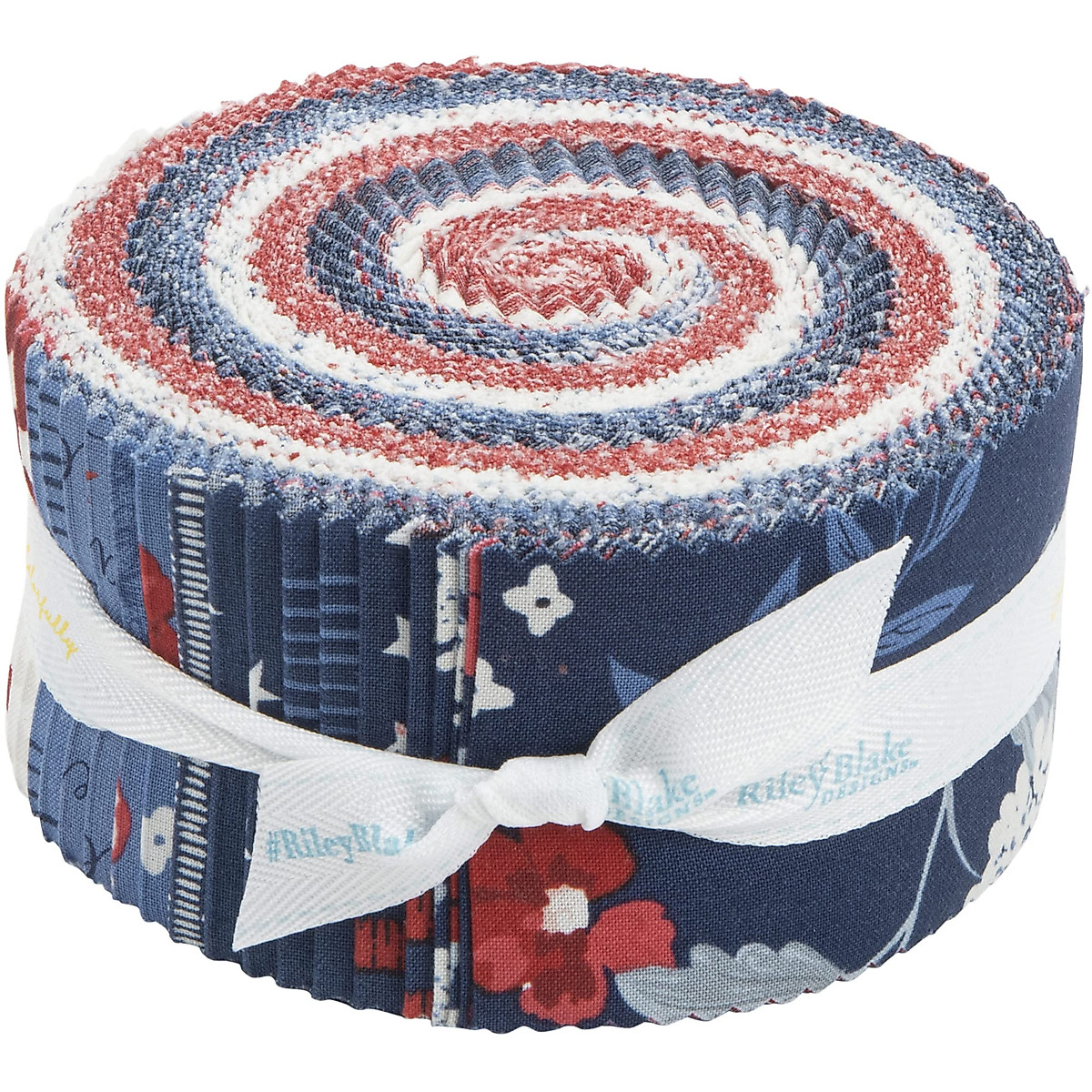Jen Allyson Land of The Brave Rolie Polie 40 2.5-inch Strips Jelly Roll Riley Blake RP-13140-40
