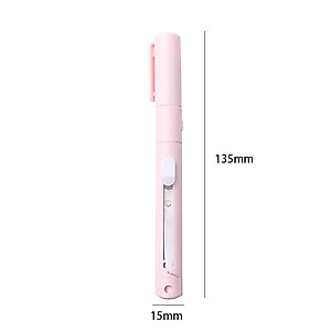 Mini Pen Style Shears,Folding Student Portable Scissor with Cover,Ceramic Pencutter Stainless Steel Shears(Purple)