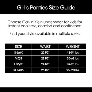 Calvin Klein Girls' Little Modern Cotton Bikini, 2 Pack-Ck Logo White, Medium