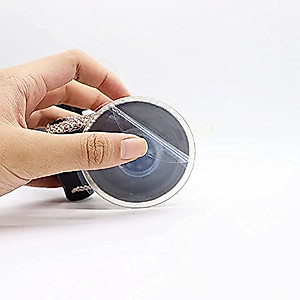 LYCARESUN Bling Car Phone Mount Holder, Shiny Crystal Rhinestone Phone Stand for Women and Girls, Car Accessories for Windshield Dashboard,Compatible with iPhone and Most Cellphones