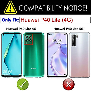 J&H Phone Case for Huawei P40 lite (4G),Ring Holder Case for Huawei P40 lite (4G), Finger Loop Case with 360 Degree Rotatory Ring Stand for Huawei P40 lite (4G)