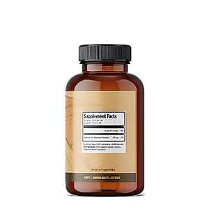Magnesium Glycinate 165mg/caps (3 caps/Day for 500mg) - 300 caps - Magnesium Supplement from Canada - Magnesium Pills Supplement - Magnesio Glycinate Capsule Made in Canada