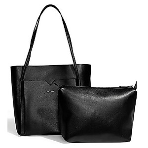 Pixie Mood Clara Lightweight Vegan Leather Tote -With Crossbody Bag