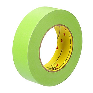 Scotch Performance Masking Tape 233+ 26338, Moisture Resistant, Flexible, Green Color, 36 mm x 55 m​​, 16/Case