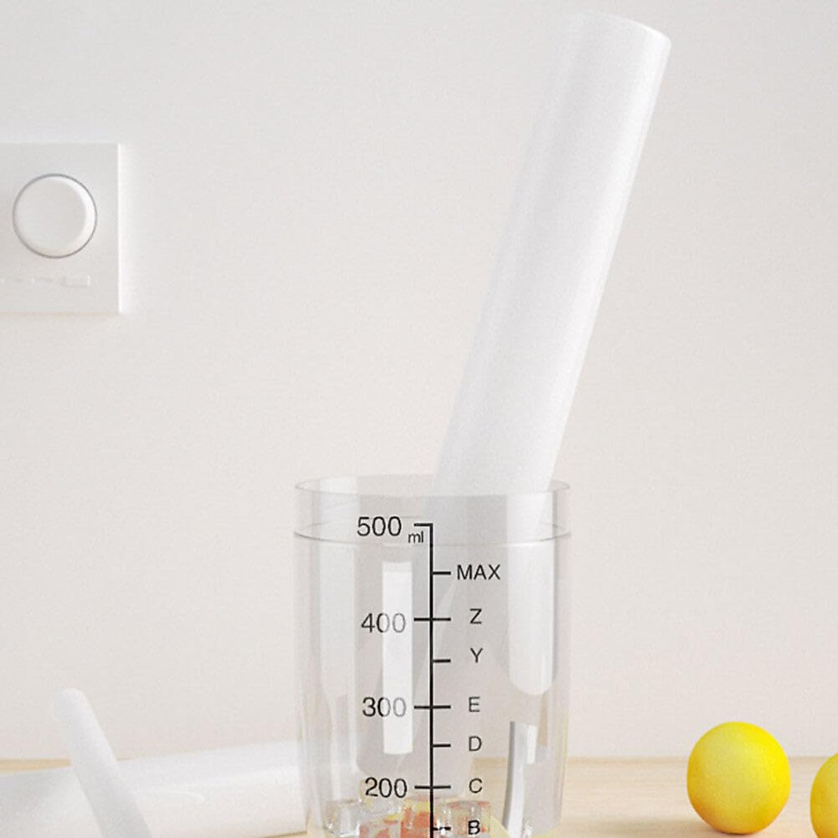 Hemoton Muddler for Cocktails Mojito Muddler Cocktail Muddler Plastic Bar Muddler Fruit Masher Fruit Crusher Ice Hammer Lemon Muddler Lemon Press Pestle for Making Drinks(35CM)