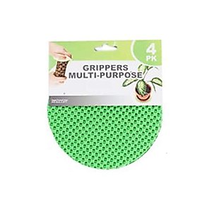 Regent Round Multi-Purpose Jar Gripper Pad Bottle Lid Opener, 4 Piece Set, Colors May Vary