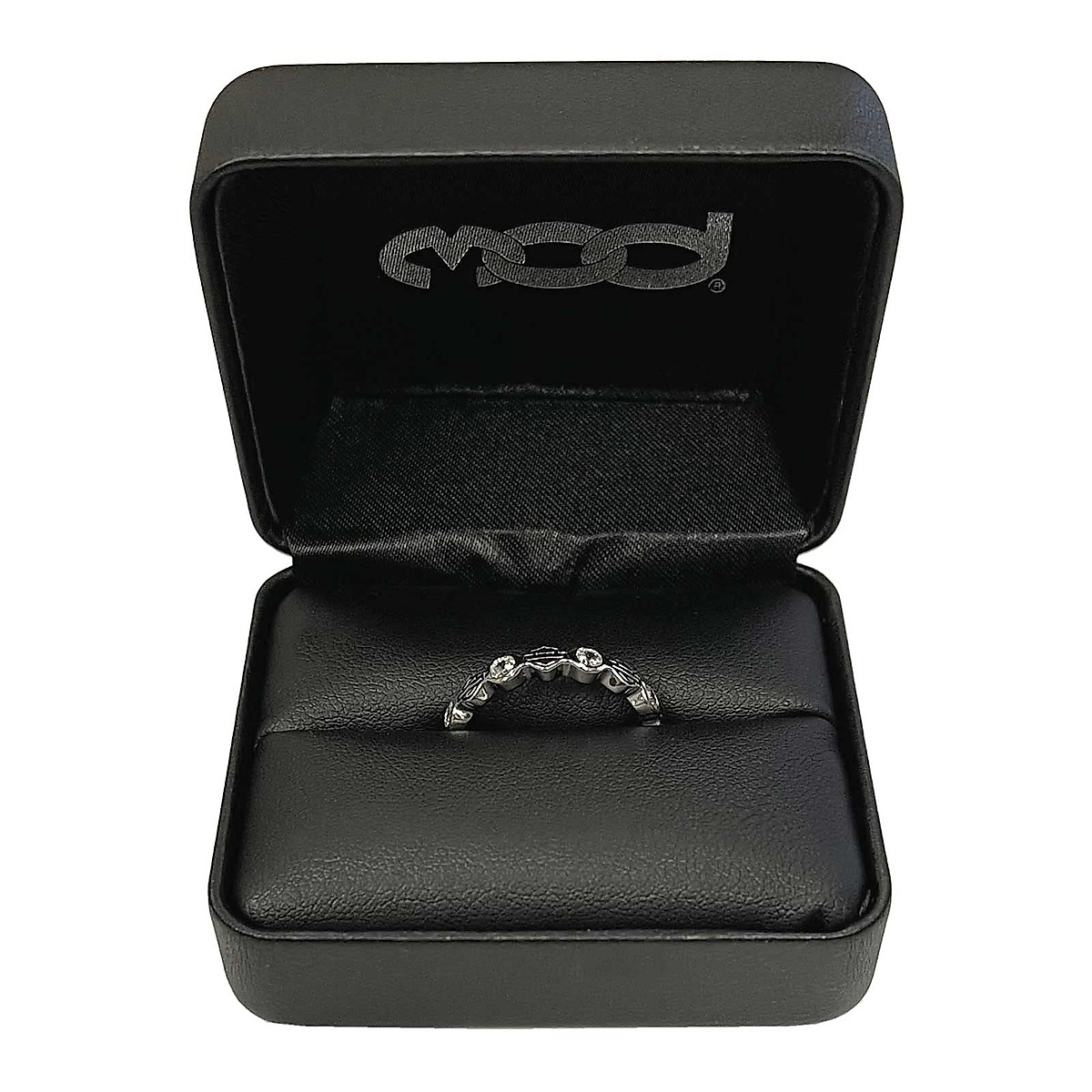 Harley-Davidson Women's Ring, Stacking Bar & Shield Rhinestone Ring HDR0170 (9)