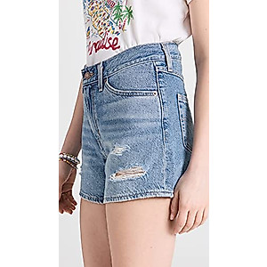 Levi's Women's 80s Mom Shorts, Chatterbox, Blue, 26
