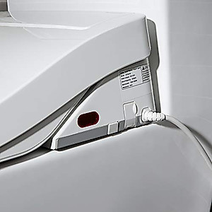 WOODBRIDGE Luxury, Elongated One Piece Toilet with Advanced Bidet Seat, T-0022, White