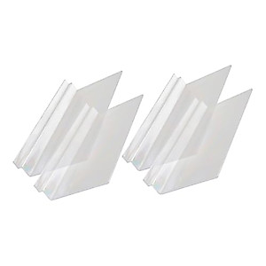 Hemobllo 5sets Transparent Shoe Rack Slat Wall Shelf Hanging Slat Wall Accessories Stand Corner Storage Shelf Boutique Multiple Floating Shelves for Wall Sneaker Clear Wall Display 4pcs*5