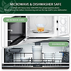 Clear Deli Containers with Lids - 32 oz (Pack of 120) | Leakproof Food Storage Solution for Home, Restaurant, Takeout, Soups, Sauces, and Slime