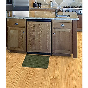 Garland Rug Herald Square Kitchen Slice Rug, 18-Inch by 30-Inch, Green