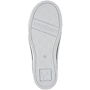 Minecraft Boys' Slip-On Shoes for Big Kids, Sport Skate Shoe Casual, Green, Size 1