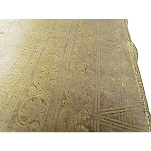 1694 BLIND-STAMPED PIGSKIN OVER WOODEN BOARDS FOLIO ANNALES ECCLESIASTICI