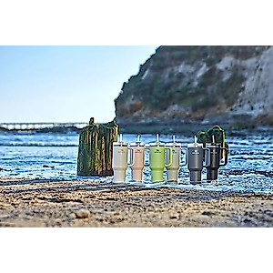 Stanley Quencher H2.0 FlowState Stainless Steel Vacuum Insulated Tumbler with Lid and Straw for Water, Iced Tea or Coffee, Smoothie and More, Fog, 30 oz