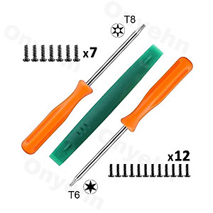 Onyehn 2-pack Replacement Headphone Jack Plug Port 3.5mm Headset Connector Port Socket for XBOX ONE ELITE Controller Model 1698 Replace+ T6 T8 Screwdrivers For XBOX ONE Wireless Controller Repair Part