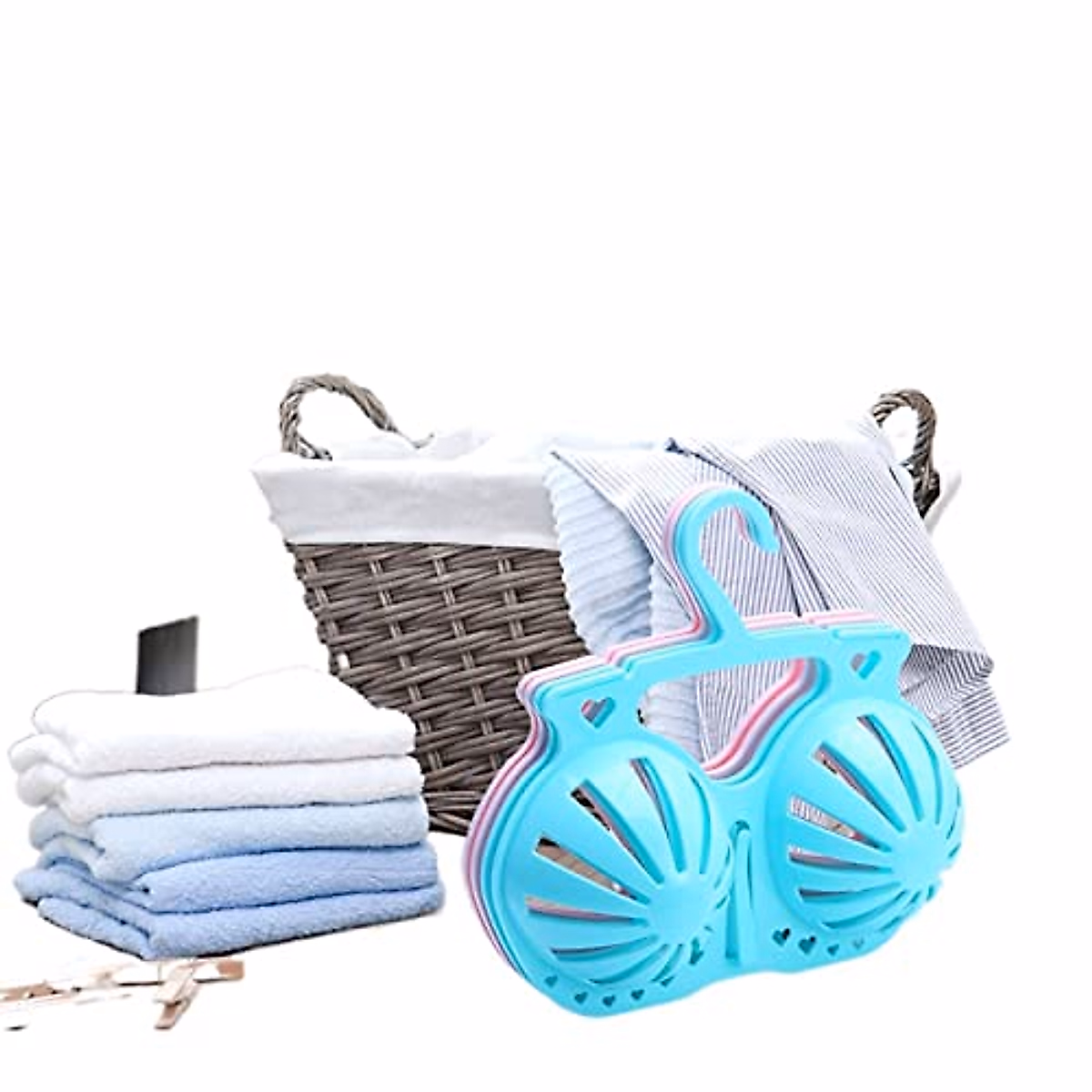 NC Anti-Deformation Plastic Non-Slip Bra Drying Rack Bra Rack Wet and Dry Underwear Non-Marking Drying Rack 2 Pieces