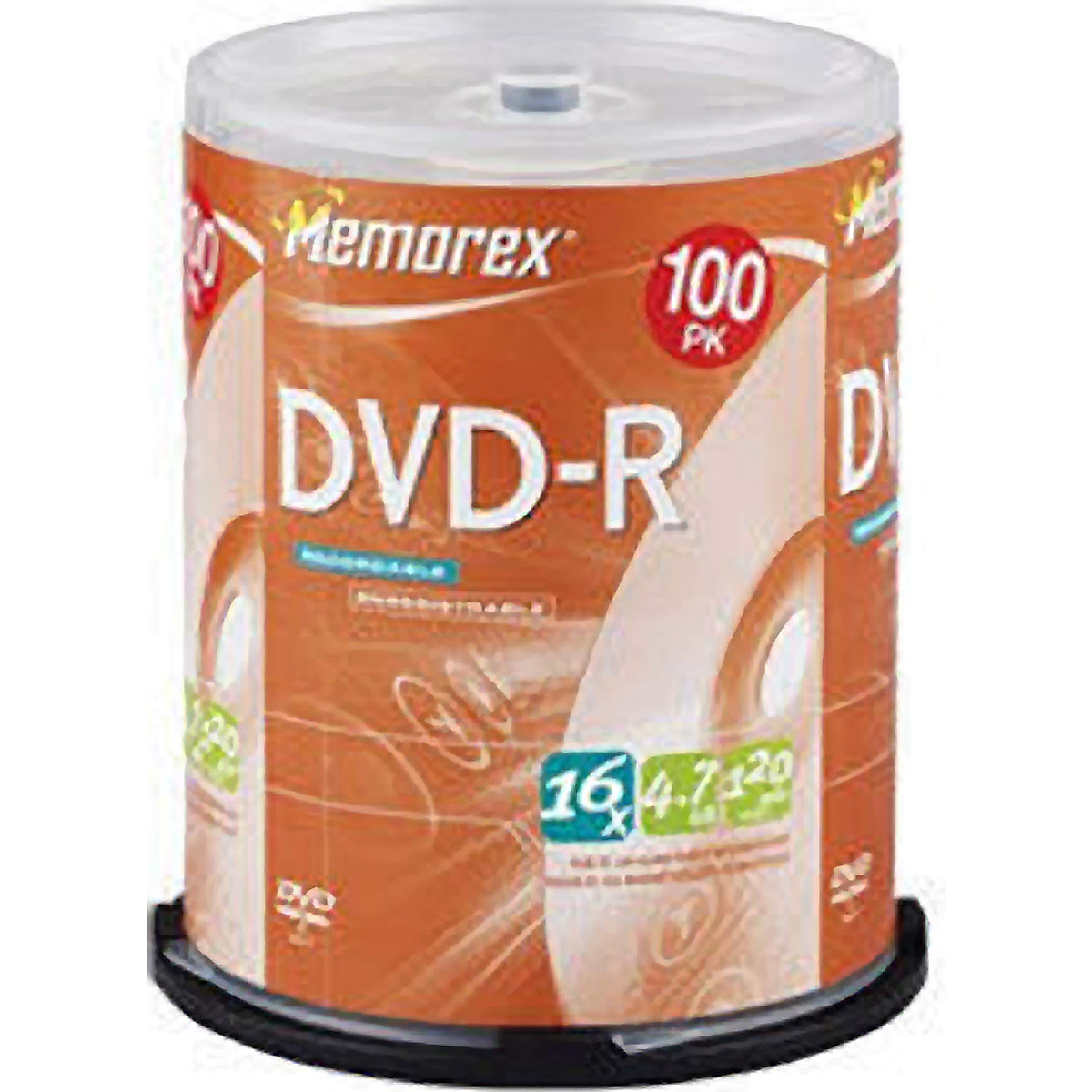 Memorex 100pk Dvd-R 16x 4.7gb