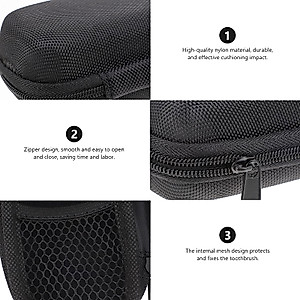 DOITOOL Toothbrush Carry Case Pouch U Shaped Toothbrush Bag Travel Kids Toothbrush Holder Compatible for ASHMORE AS- TB05