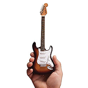Officially Licensed Mini Sunburst Fender Strat Guitar Replica