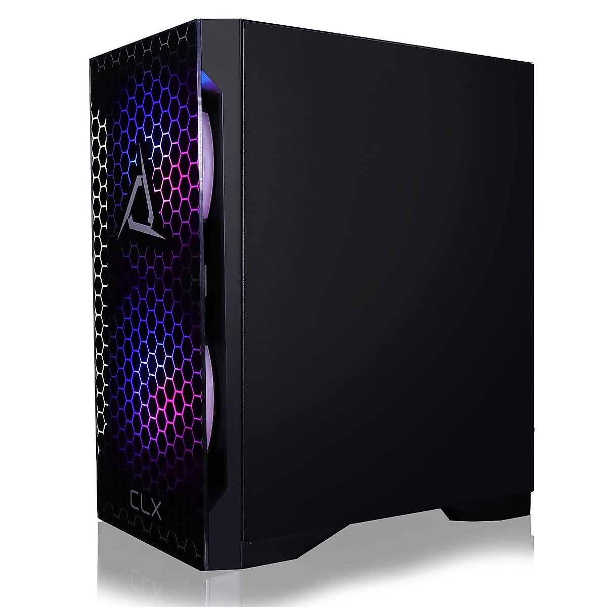 CLX Set Gaming Desktop - Liquid Cooled AMD Ryzen 7 5800X 3.8GHz 8-Core Processor, 16GB DDR4 Memory, GeForce RTX 3060 12GB GDDR6 Graphics, 500GB SSD, 3TB HDD, WiFi, Windows 11 Home 64-bit, Black