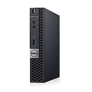 Dell OP7060MFF1WG0D OptiPlex 7060 Micro PC with Intel Core i5-8500T 2.1 GHz Hexa-core, 8GB RAM, 500GB HDD, Windows 10 Pro 64-bit