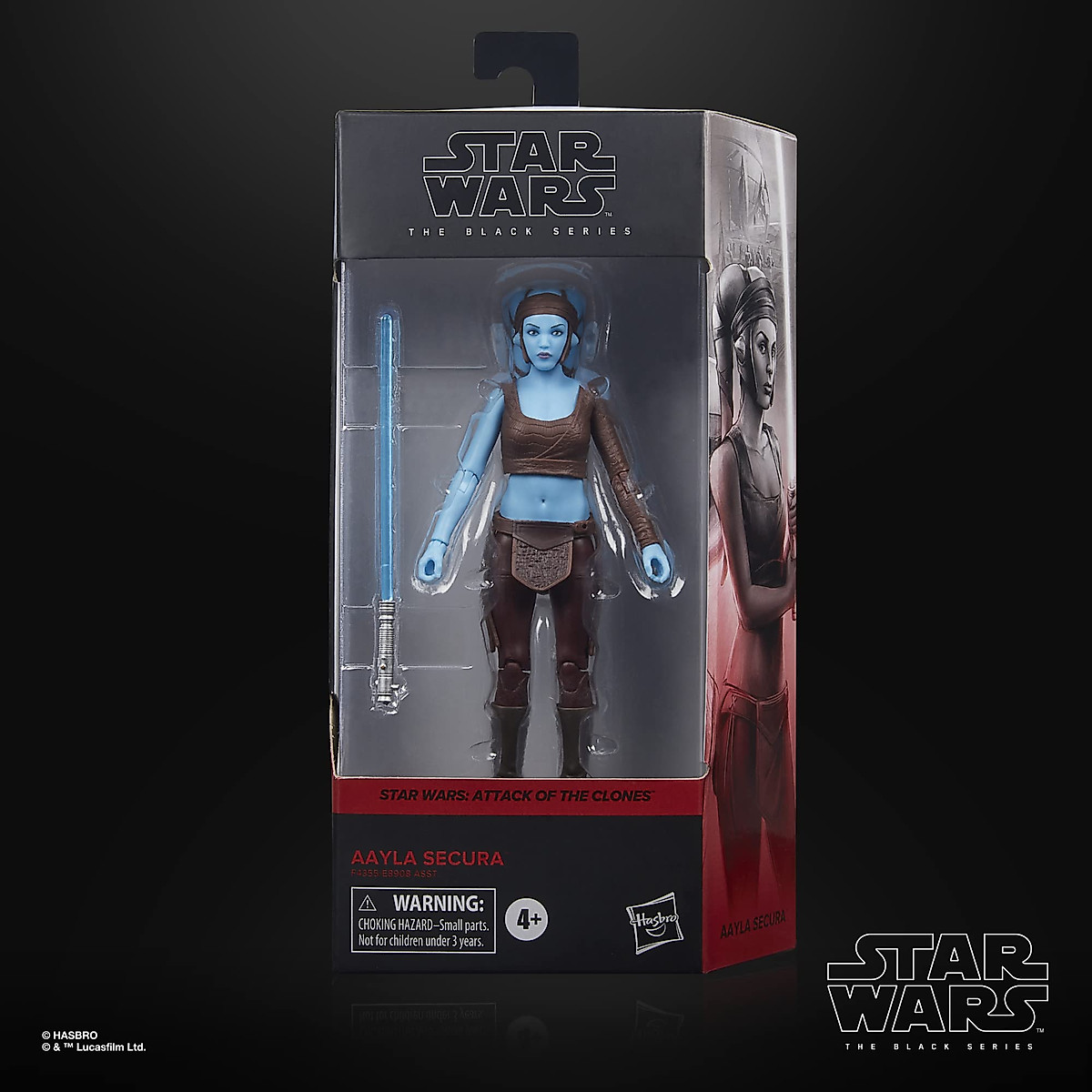 STAR WARS The Black Series Aayla Secura Toy 6-Inch-Scale Attack of The Clones Collectible Action Figure, Toys for Kids Ages 4 and Up