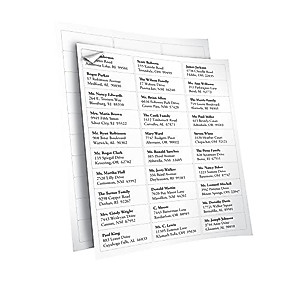 Office Depot White Inkjet/Laser Address Labels, 1in. x 2 5/8in., Box Of 3,000, 505-O004-0004