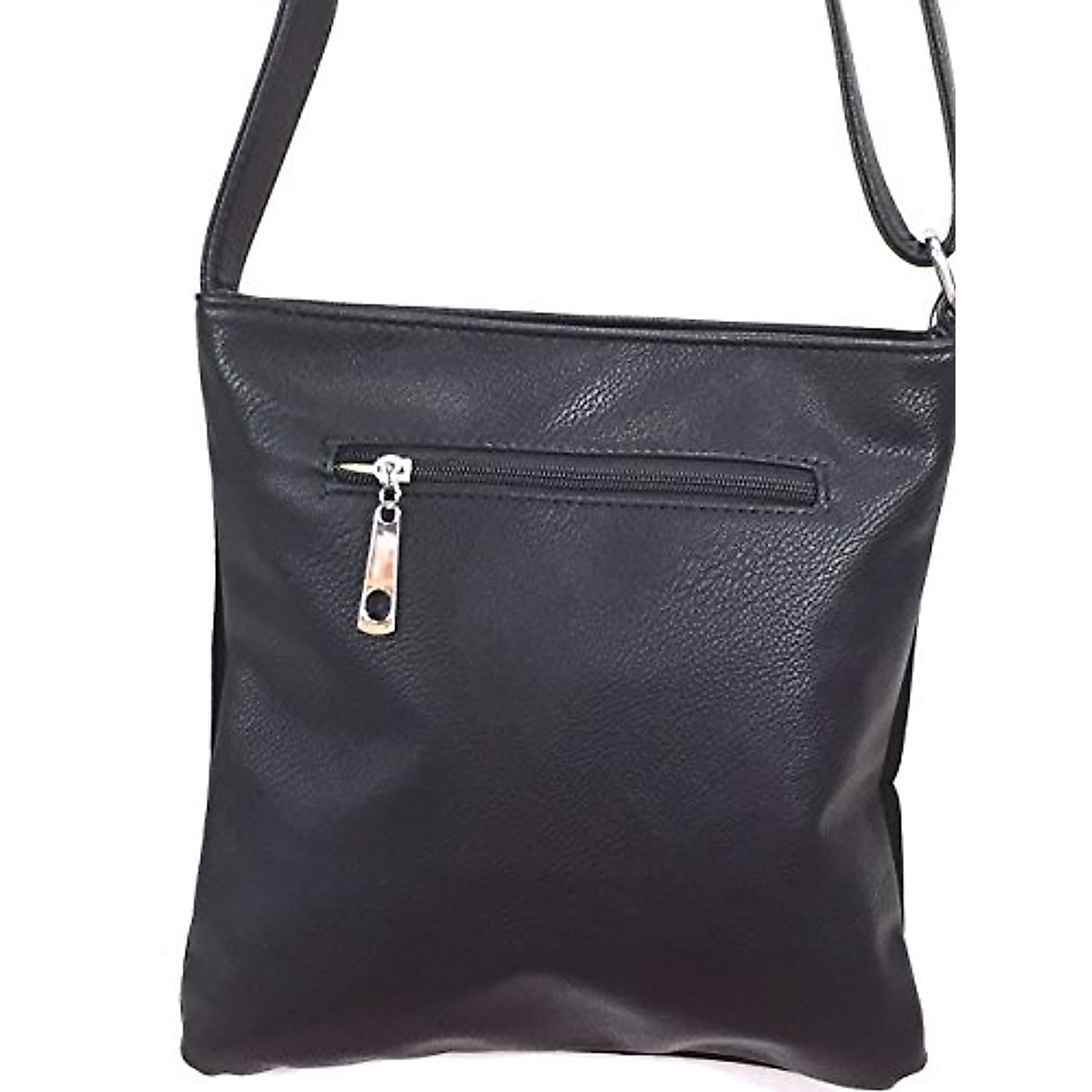 Zzfab Cross Gem Sparkle Cross Body Bag Black