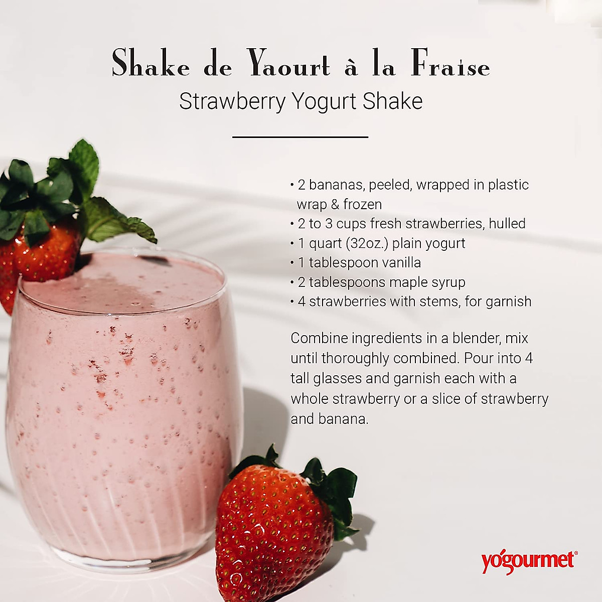 Yogourmet Yogurt Starter (6 Pack) - Make Yogurt at Home - Starter Culture - All Natural, Gluten Free, Kosher, Halal - 3 g Sachets