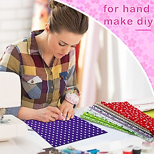 40 Pcs 10 x 10 Inches Cotton Fabric Bundle Squares Precut Fabric Squares Multi Color Floral Fat Squares Sheets for Kids DIY Craft Quilting Sewing (Fresh Patterns)